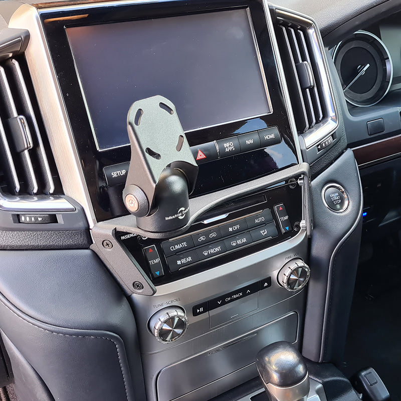 InDash Mount for Toyota LandCruiser 200 (2016-21) GXL, VX, Sahara, Hor ...