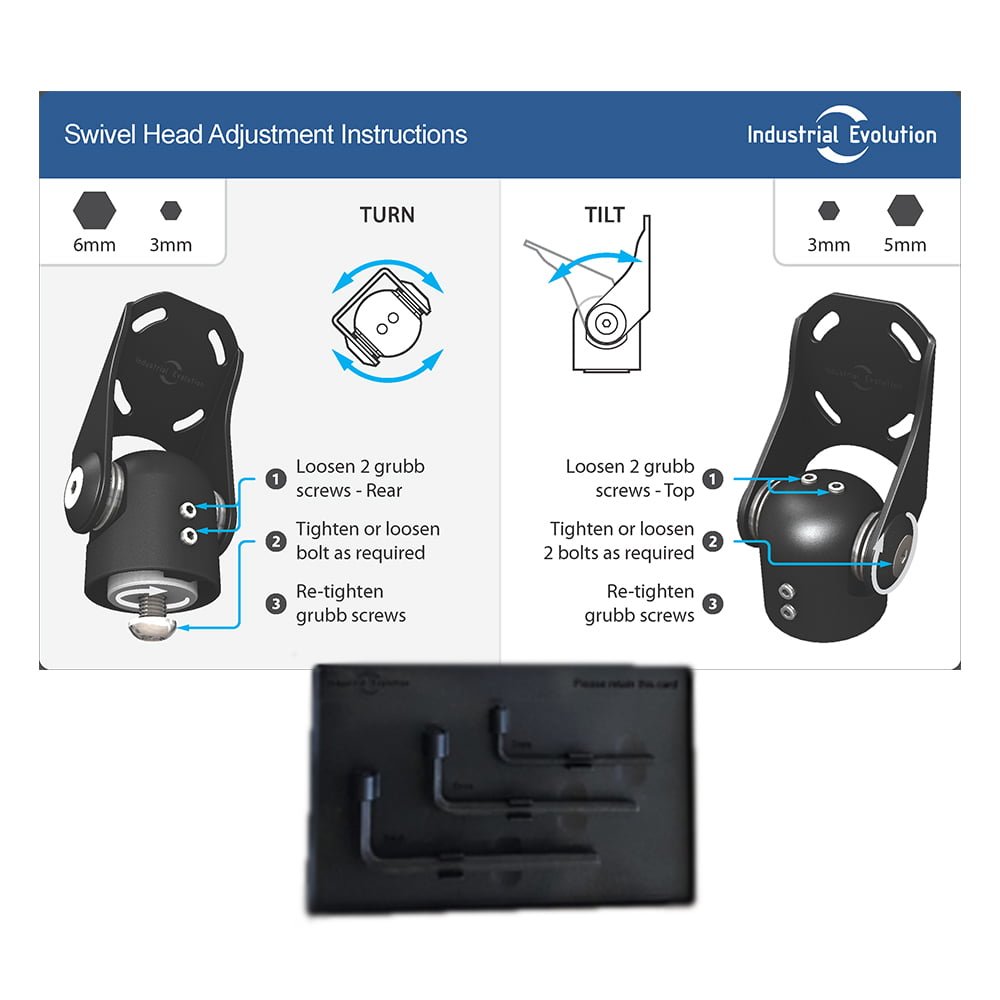 Swivel Head Adjustment Kit – Industrial Evolution